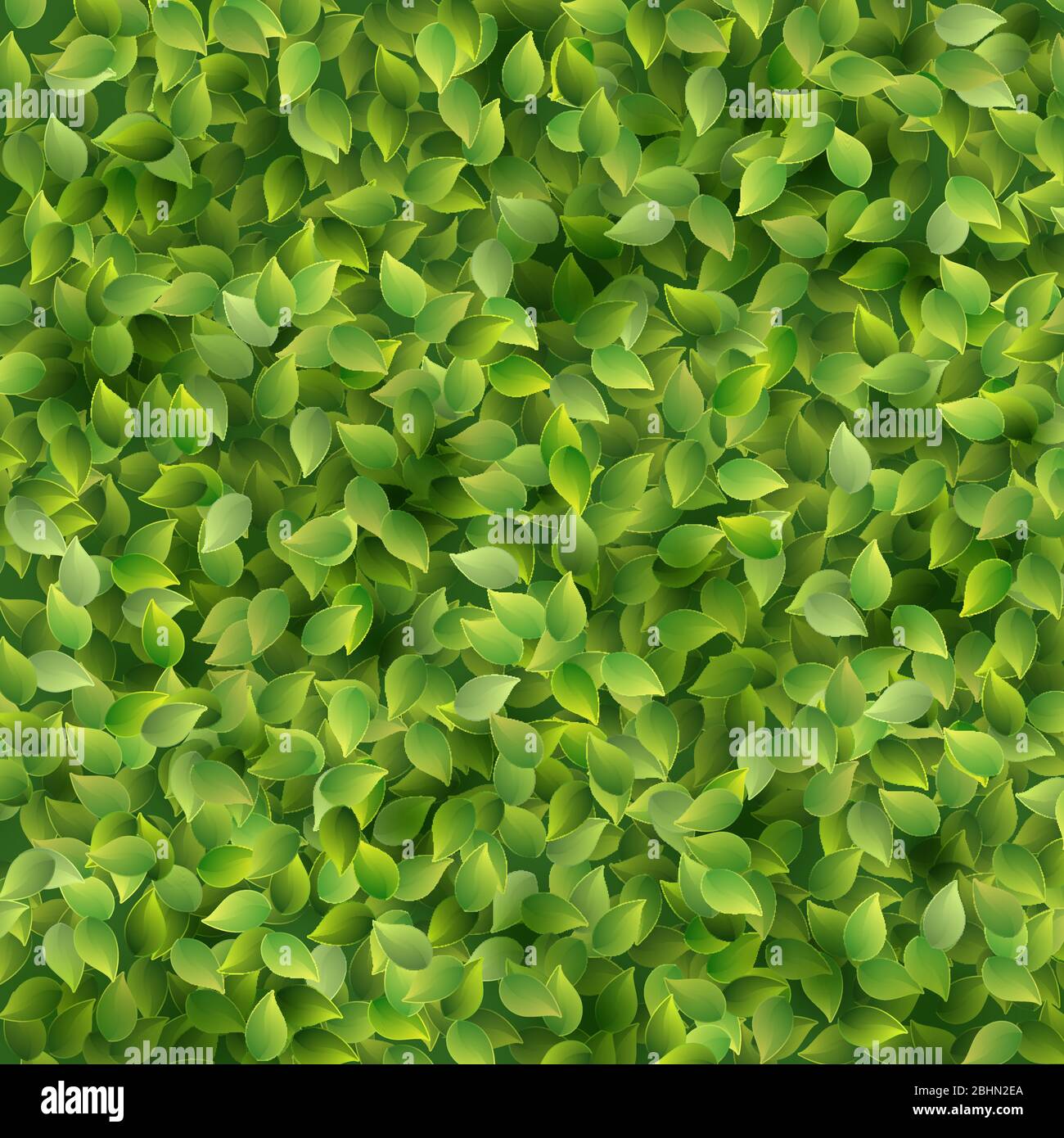 Green leaves pattern texture template background. EPS 10 Stock Vector ...