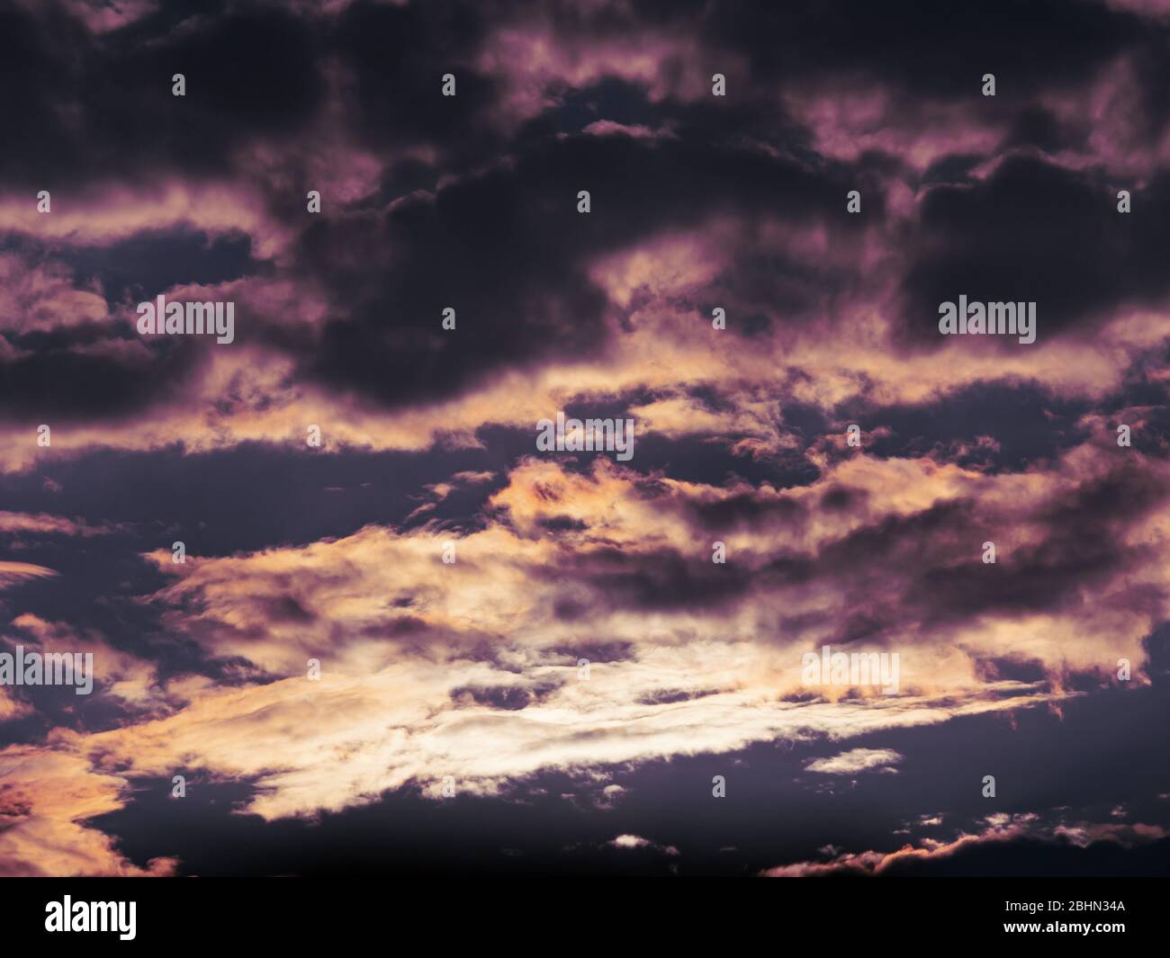 Dark sky with heavy and rainy clouds. Sky background Stock Photo - Alamy