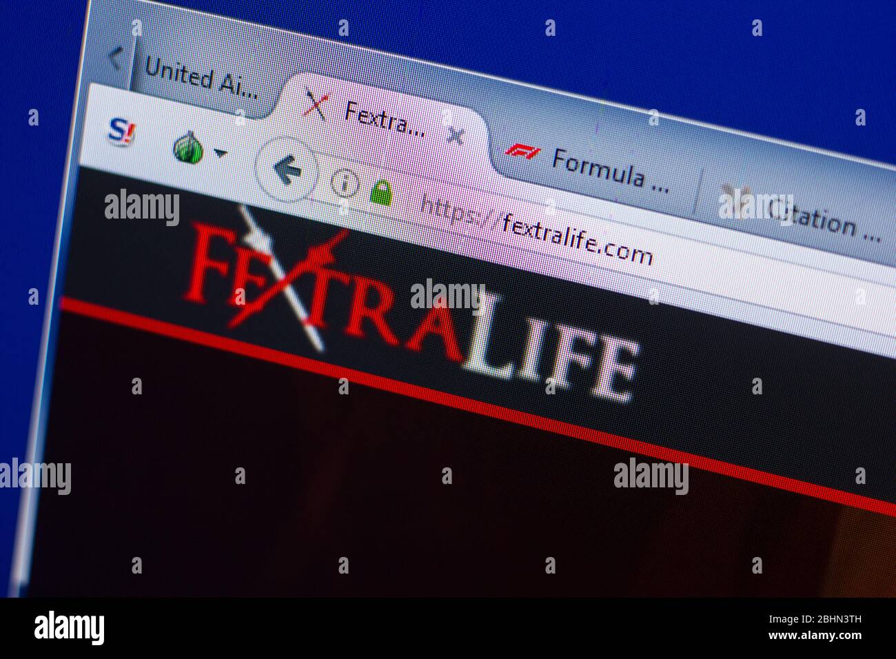 Ryazan, Russia - May 13, 2018: Fextralife website on the display of PC ...