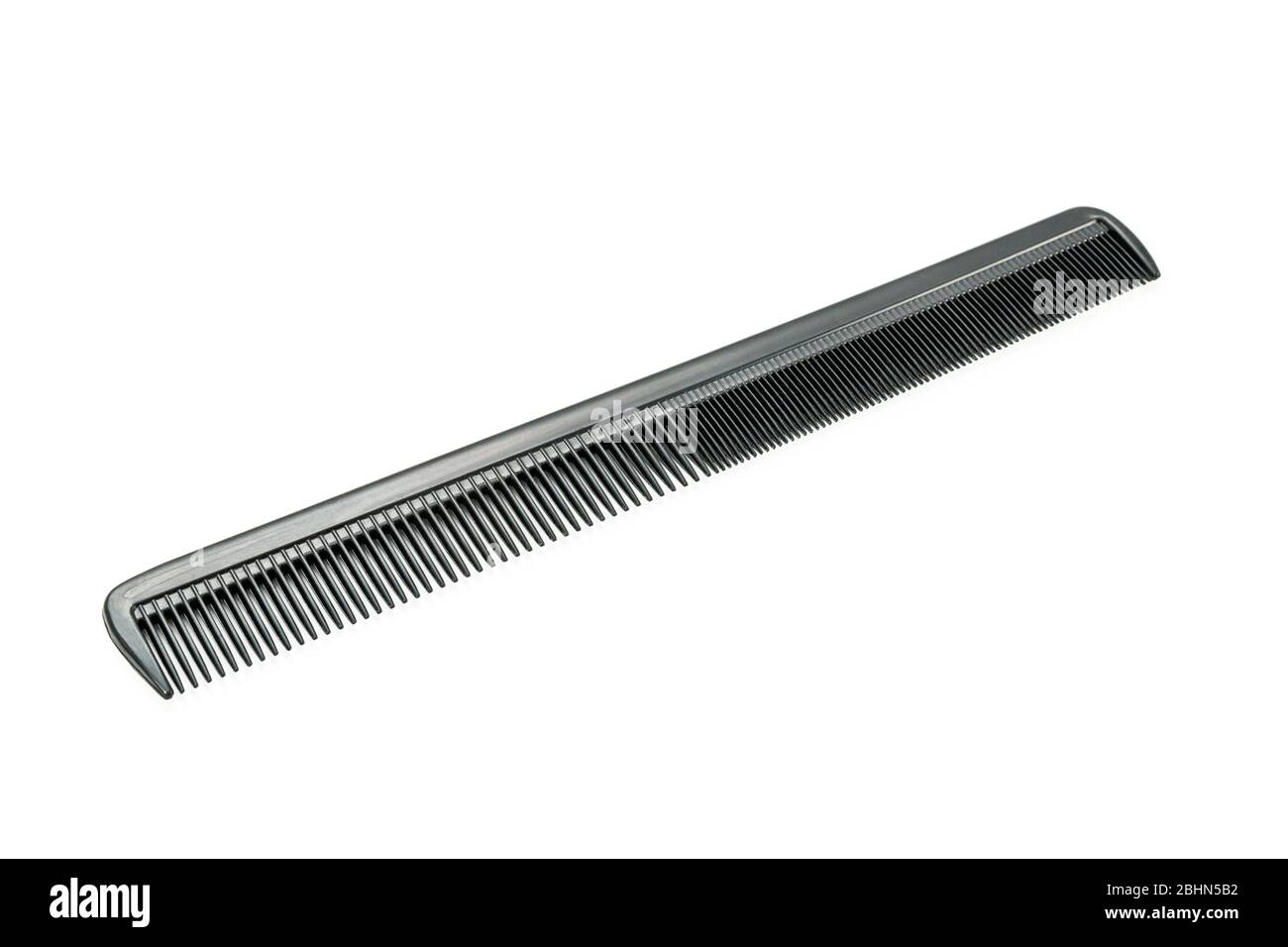 black comb with two kinds of teeth Stock Photo - Alamy