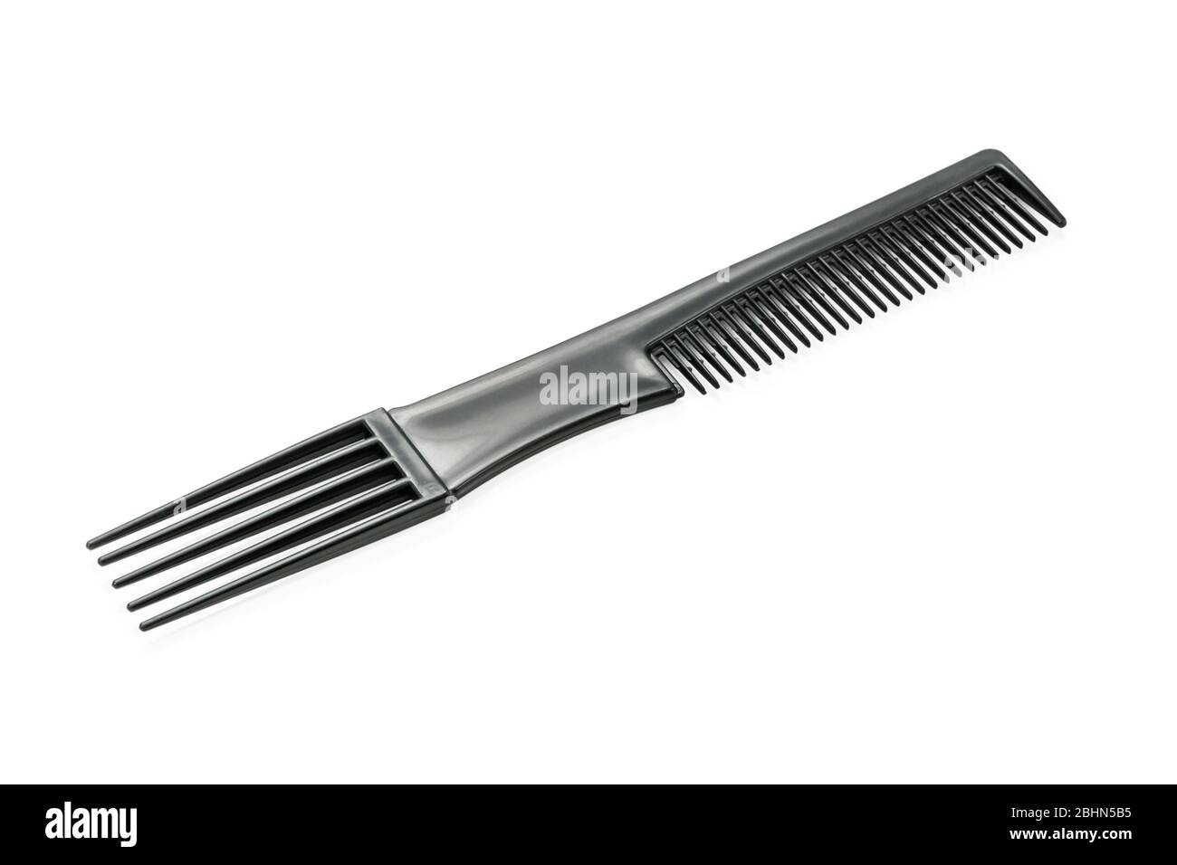 Black flat double comb Stock Photo - Alamy