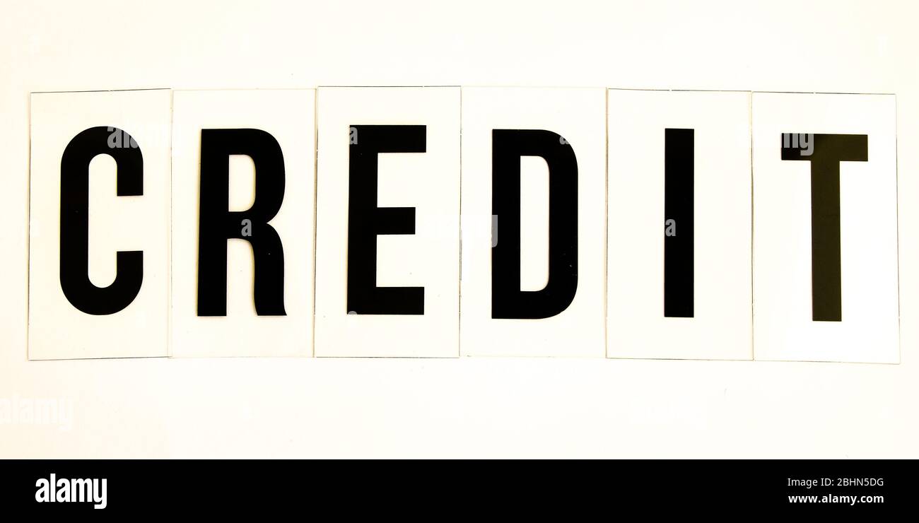 Credit score word hi-res stock photography and images - Alamy