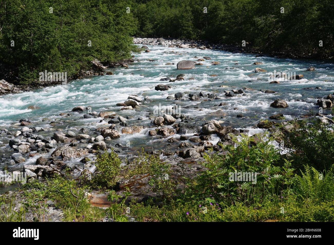 Mountain stream;, Norway Stock Photo - Alamy