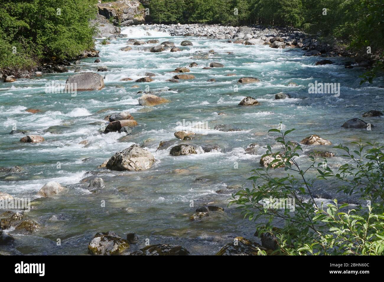 Mountain stream;, Norway Stock Photo - Alamy