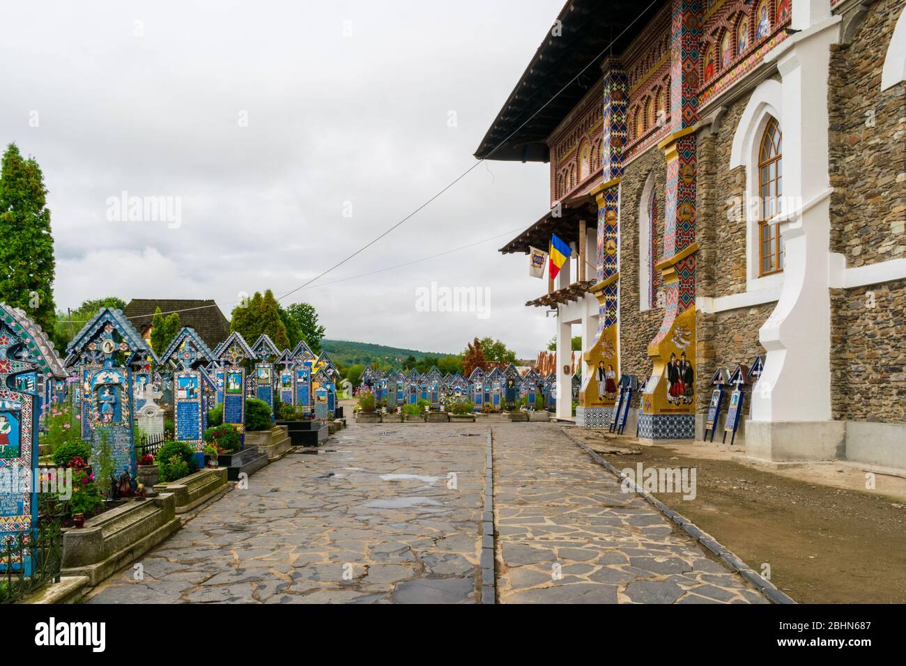 The external walls of the church of the birth of the Blessed Virgin ...