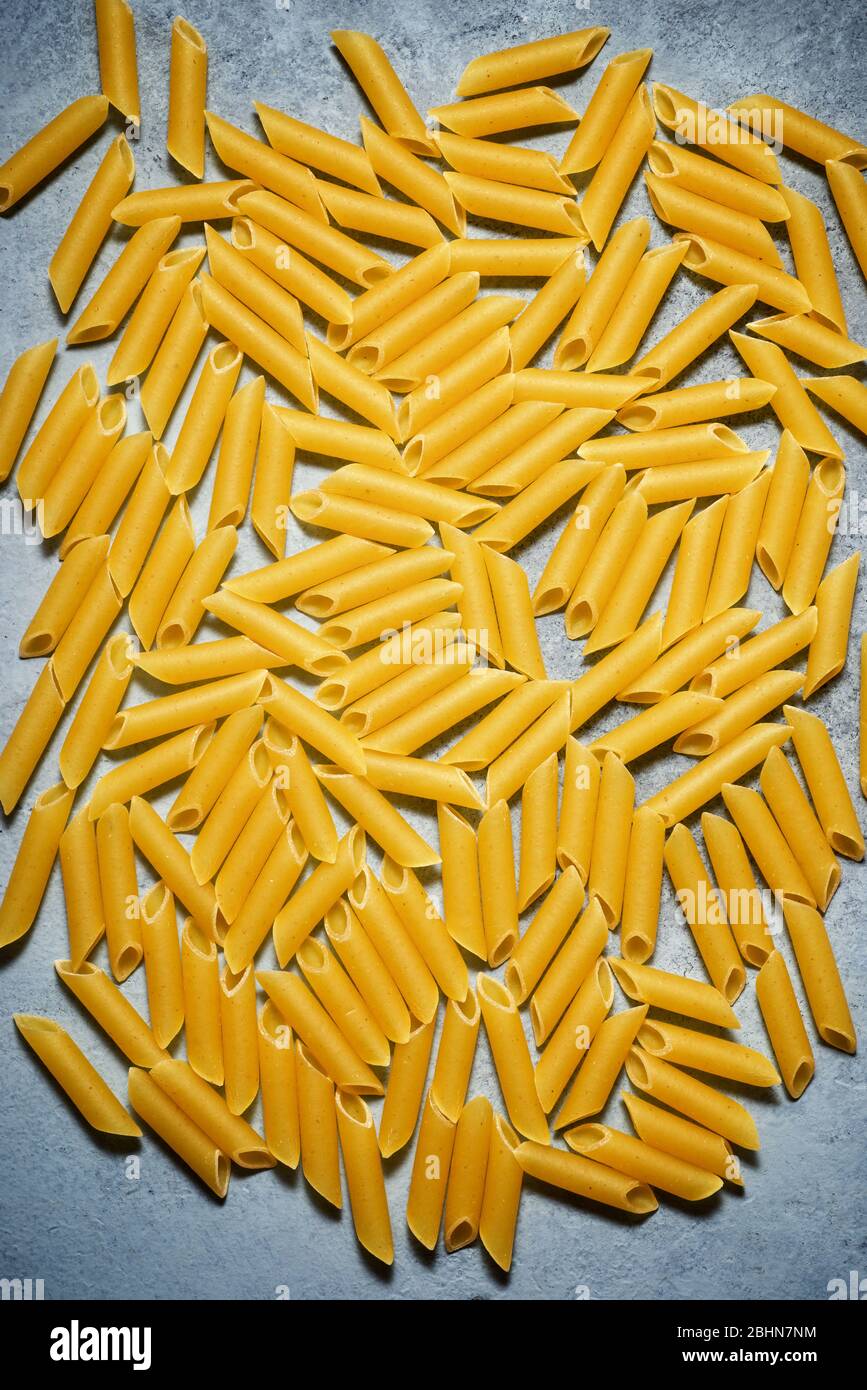Macaroni on a stone table Stock Photo - Alamy