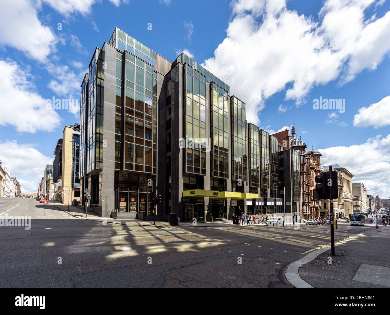 Office building 150 St Vincent Street on the corner of St Vincent ...