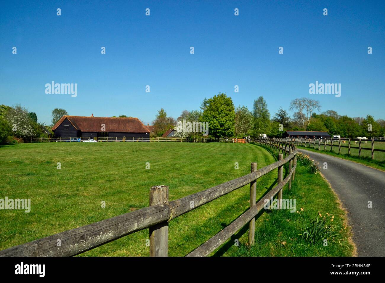 Stables in Meadle, Buckinghamshire, UK Stock Photo - Alamy