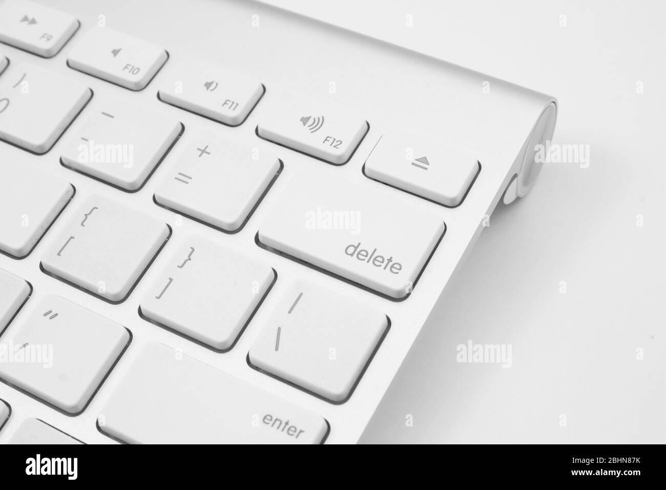 delete key on keyboard Stock Photo - Alamy