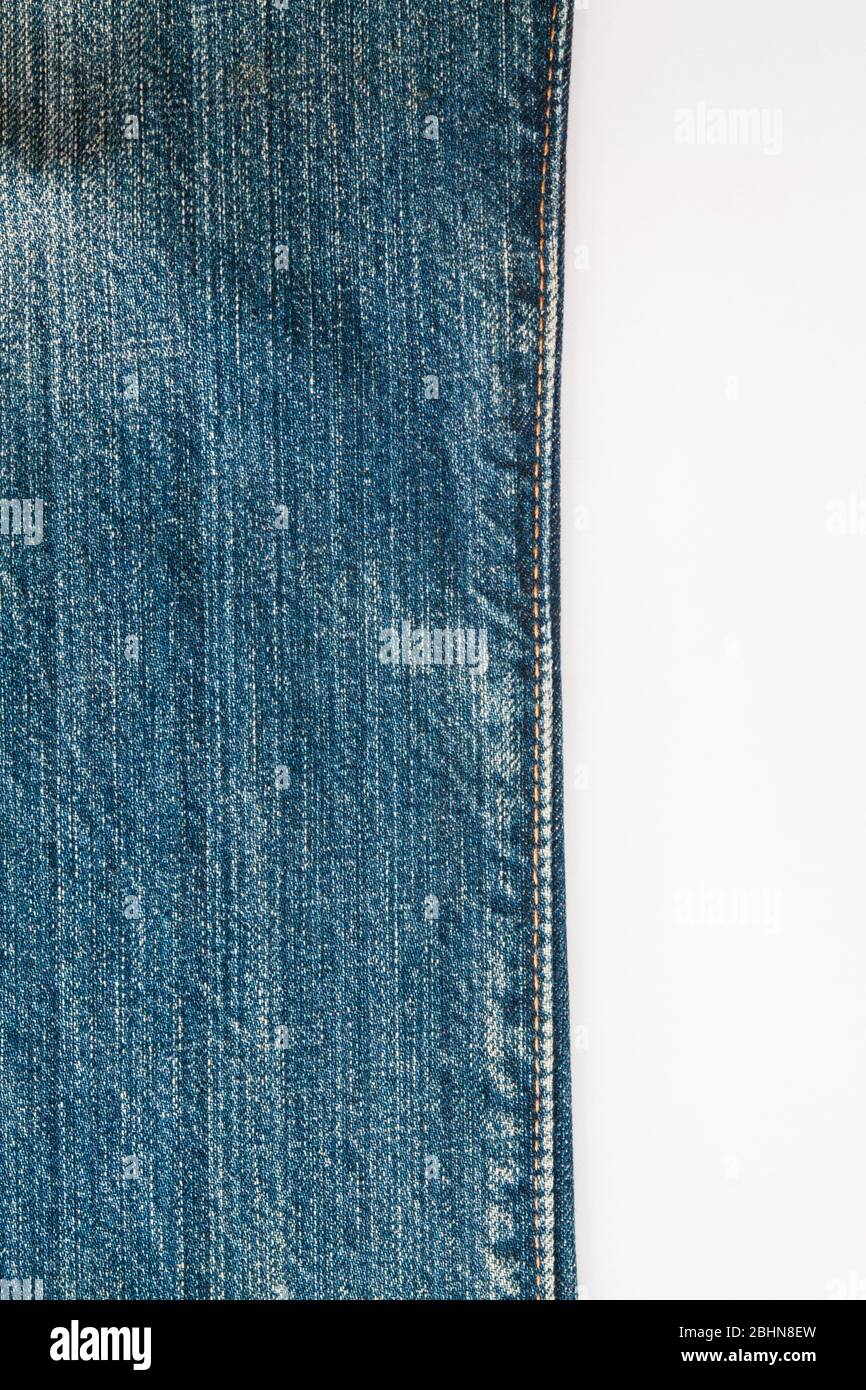jeans texture with seams Stock Photo - Alamy