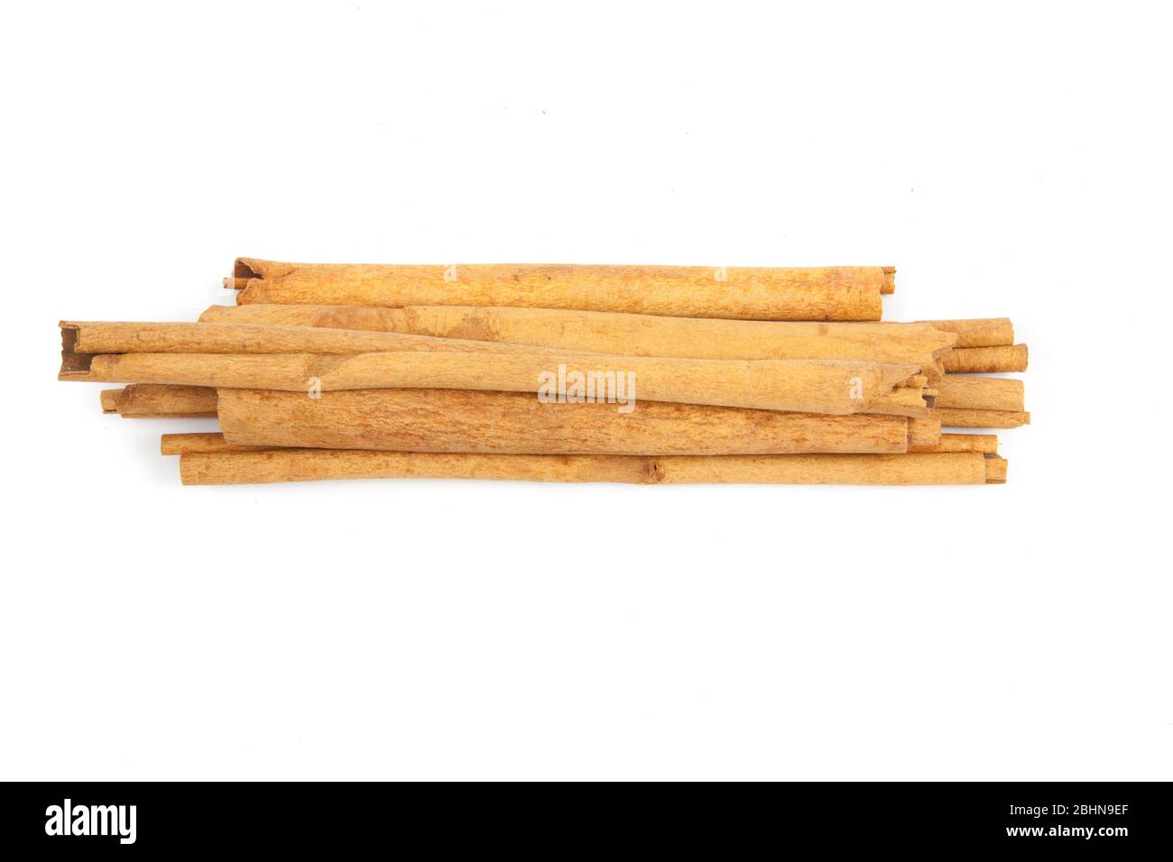 cinnamon ingredients close up isolated on white background Stock Photo - Alamy