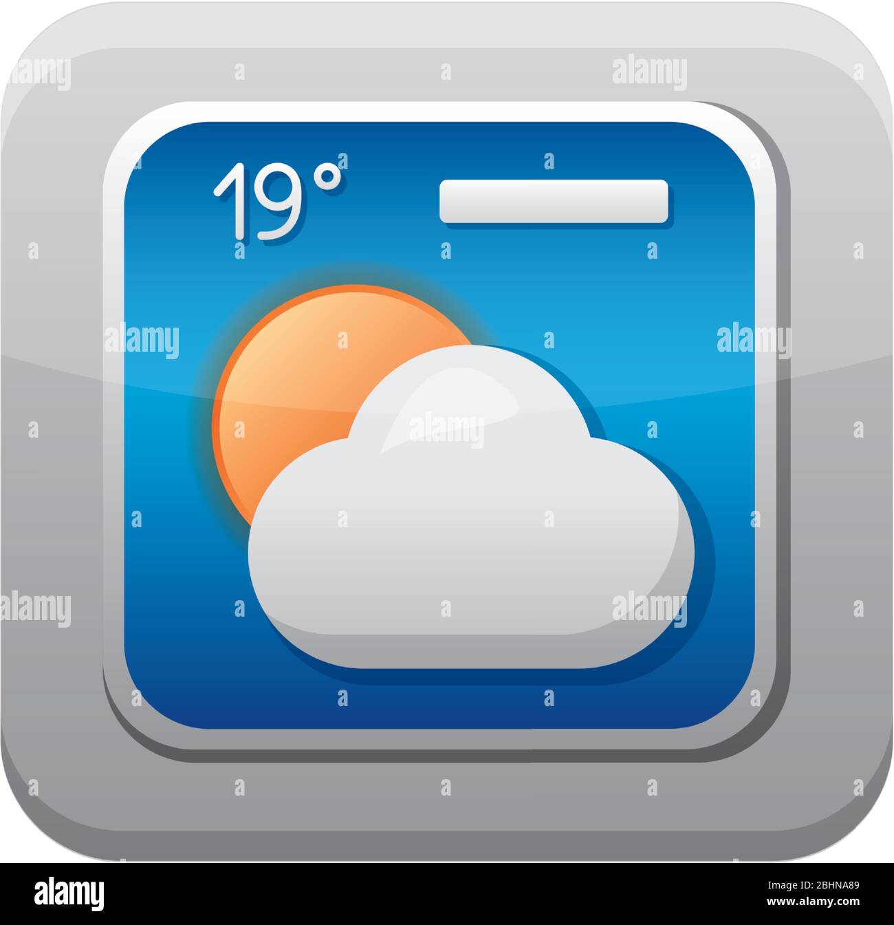 weather app button menu isolated icon Stock Vector Image & Art - Alamy