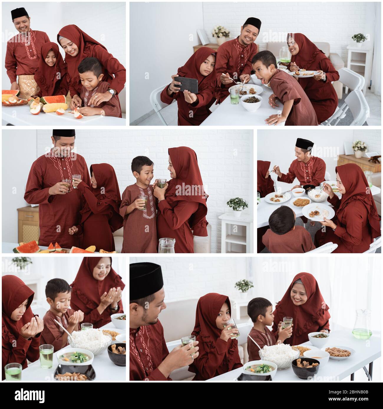 Indonesian family Cut Out Stock Images & Pictures - Alamy