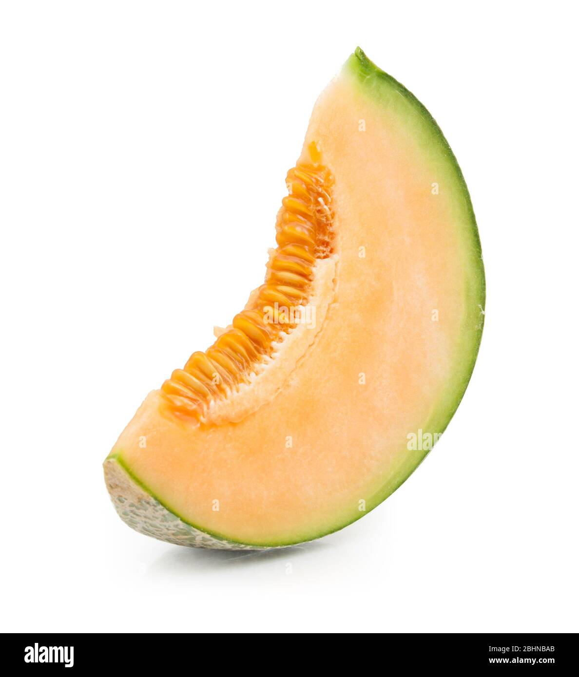 Orange melon isolated on white background Stock Photo - Alamy