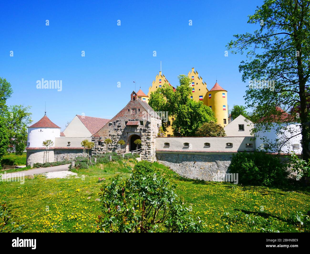 Erbach (Danube), Germany: The imposant Erbach castle Stock Photo - Alamy