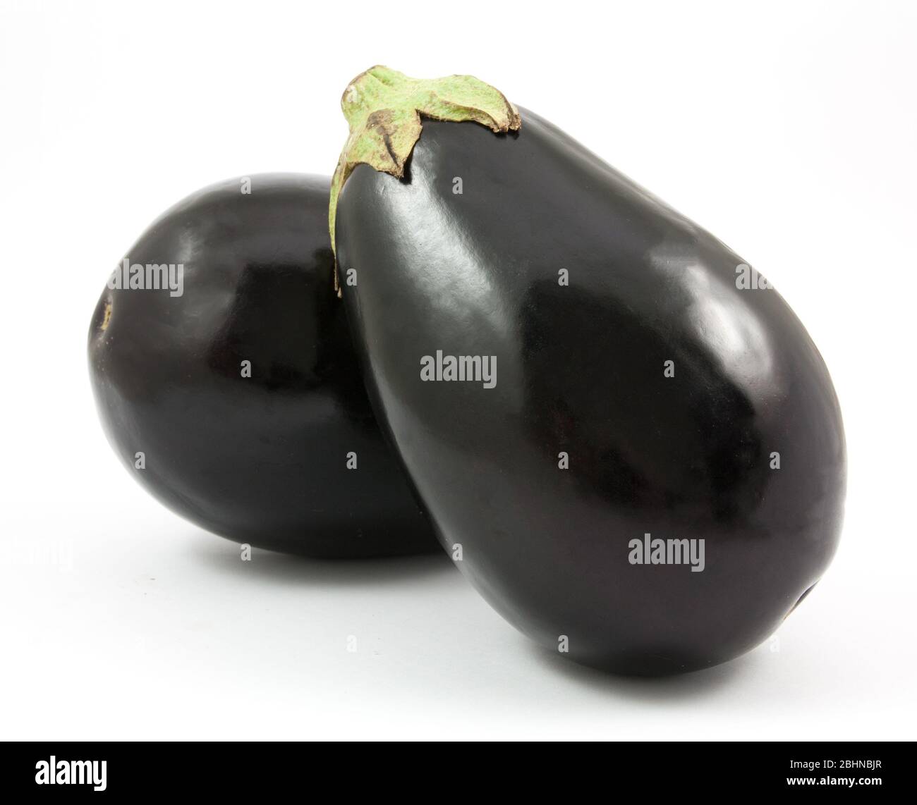 eggplant or aubergine vegetable isolated on white background Stock ...