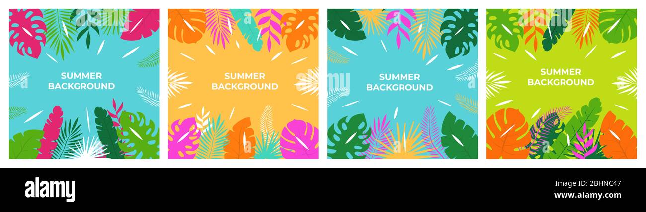 Summer background Summer vacation for banner, poster and advertising ...