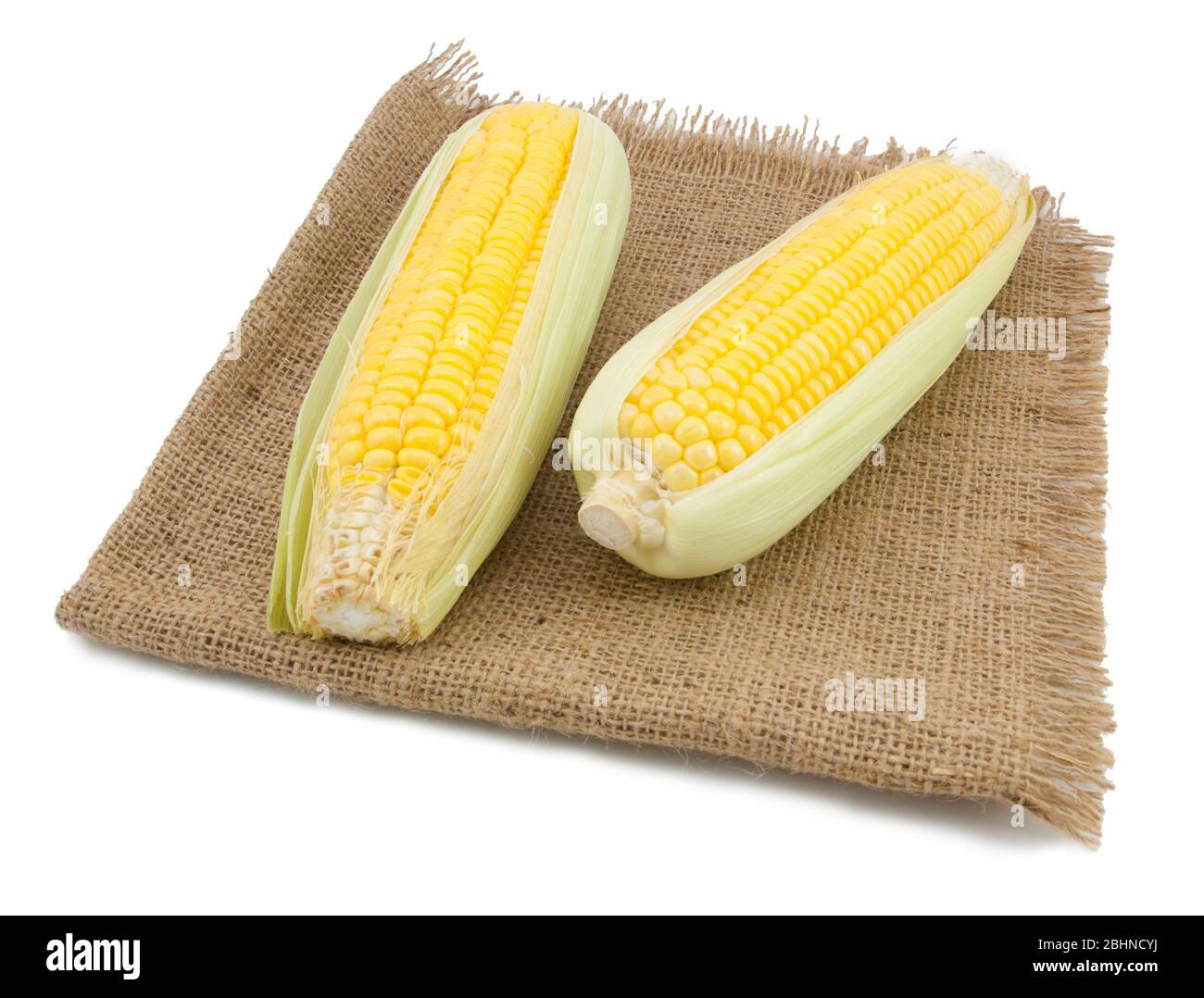 Sack of maize Cut Out Stock Images & Pictures - Alamy