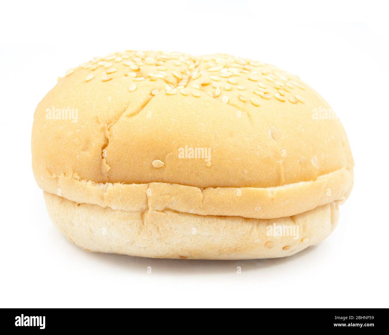burger bread isolated on white background Stock Photo - Alamy