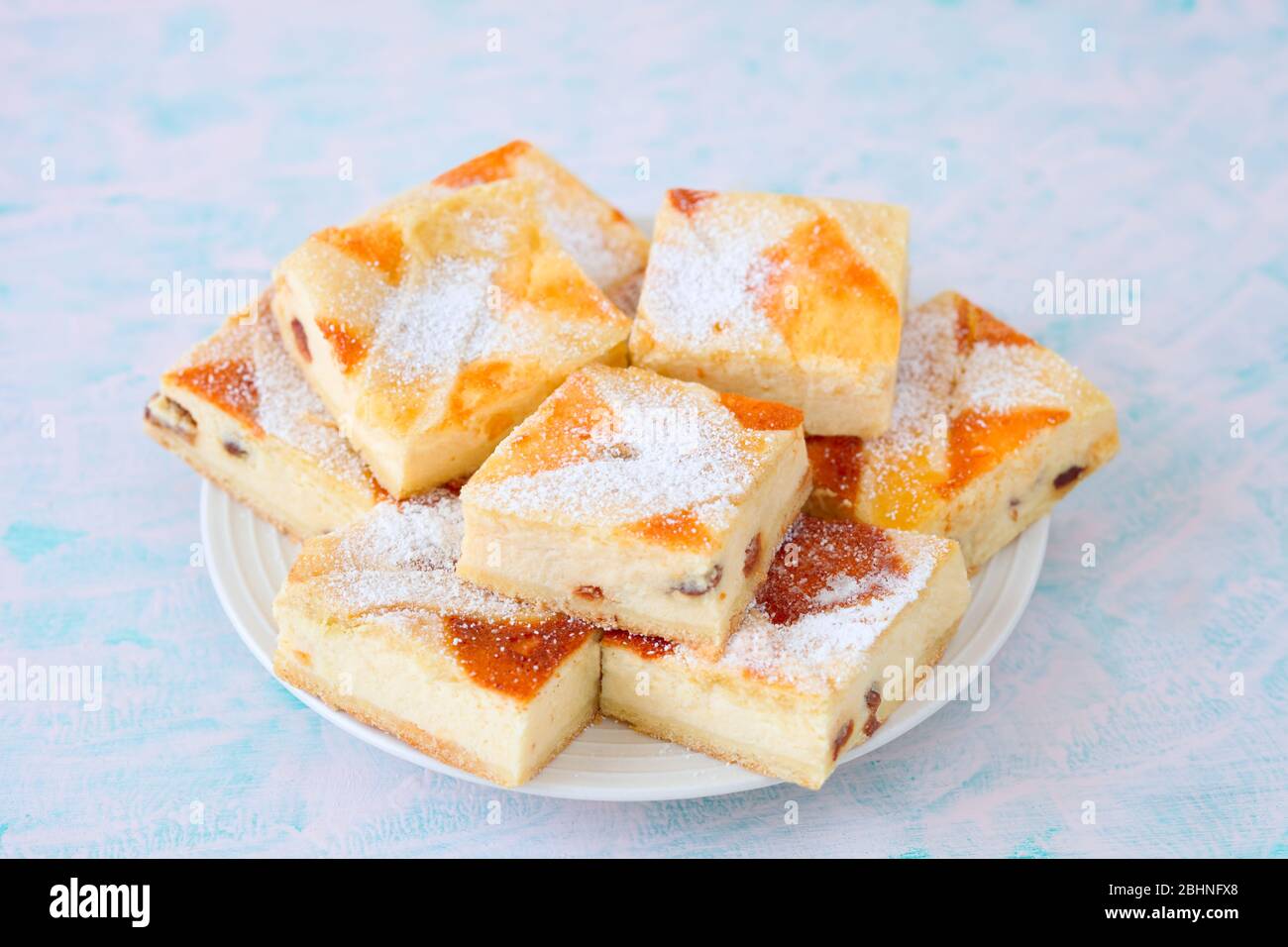Lattice cheese cake Stock Photo - Alamy