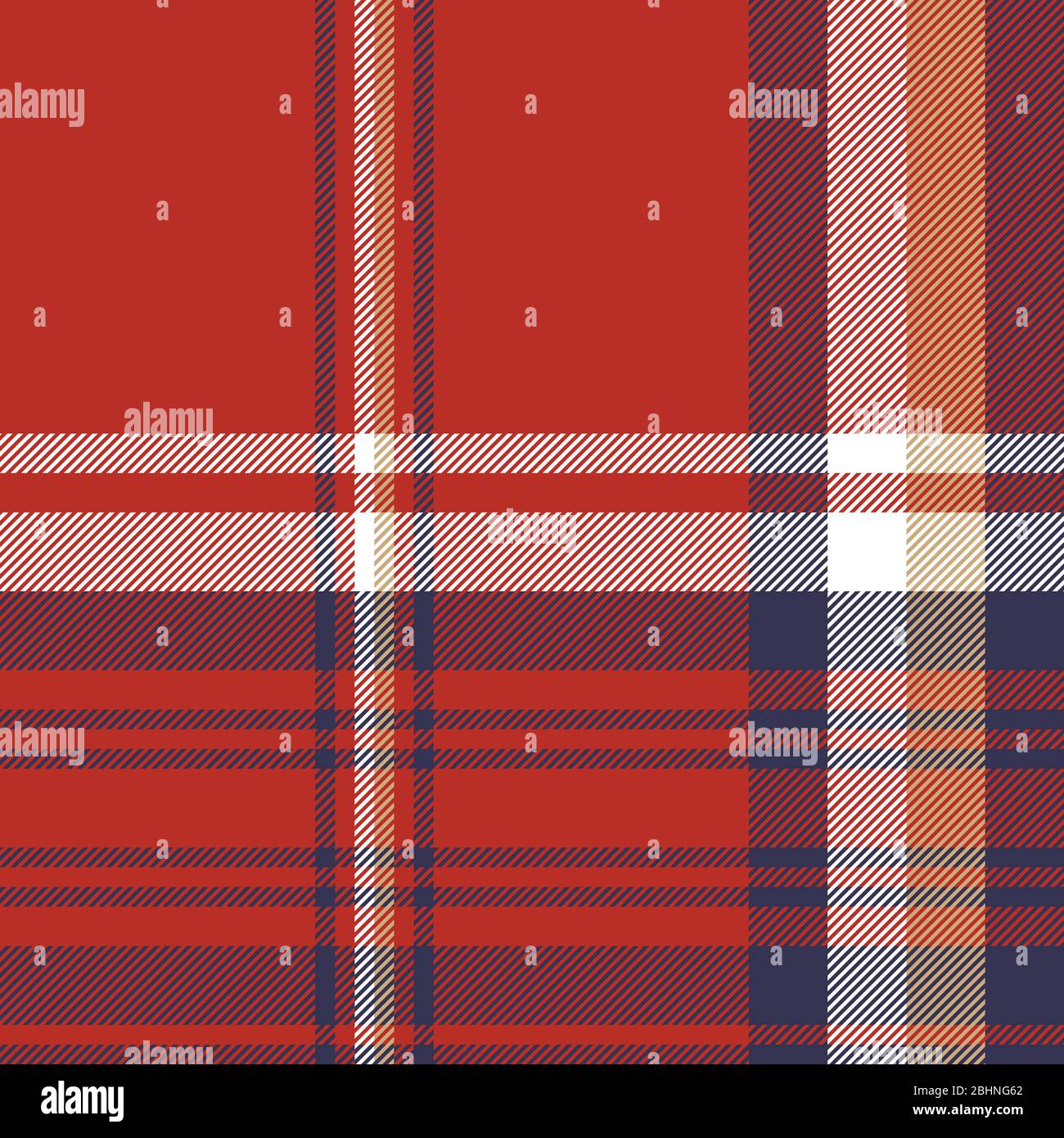 Plaid textile tartan seamless pattern. Vector illustration Stock Vector ...