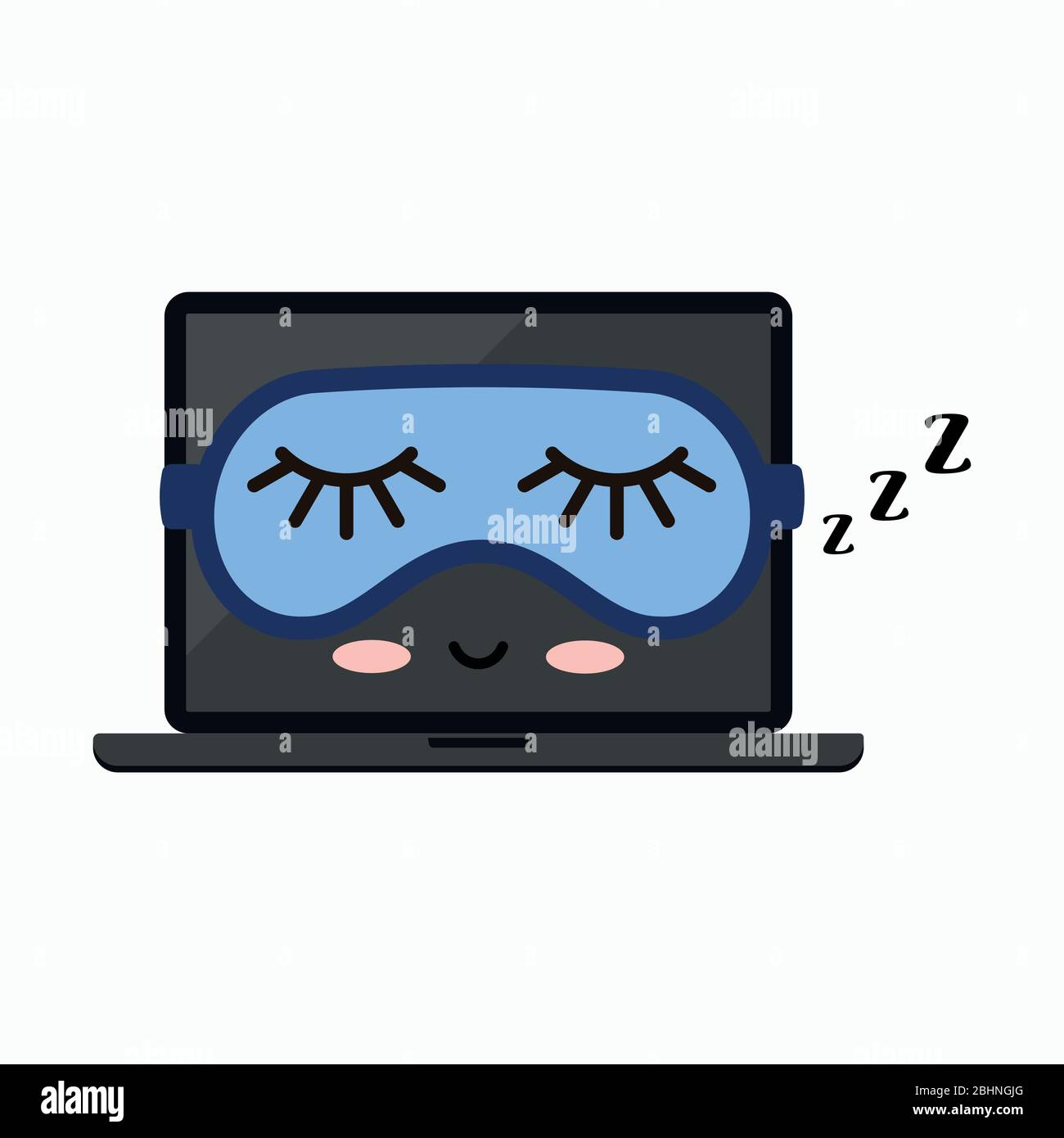 Sleep eye mask white background Stock Vector Images - Alamy