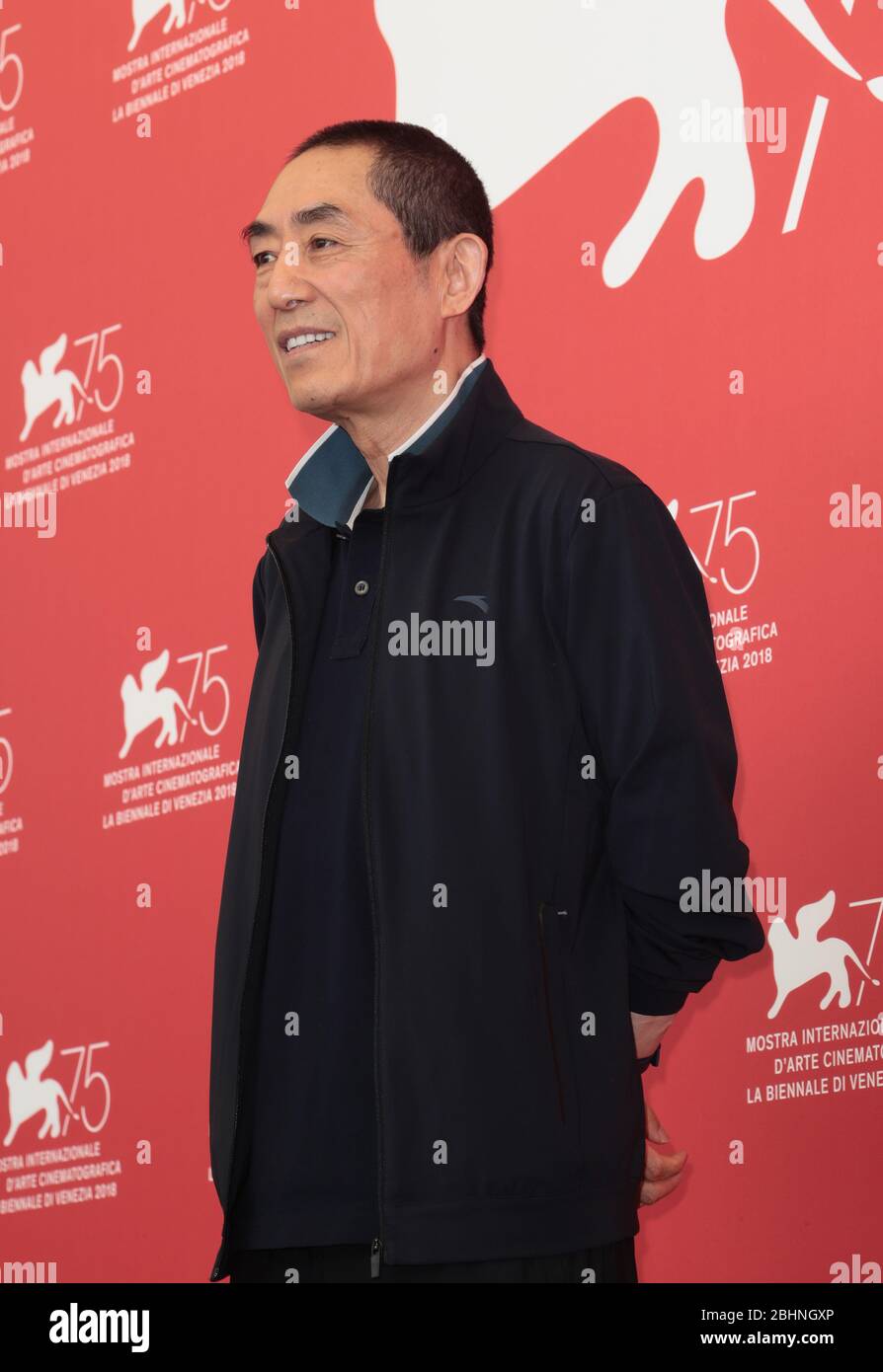 VENICE, ITALY - SEPTEMBER 06: Zhang Yimou attends the "Ying (Shadow ...