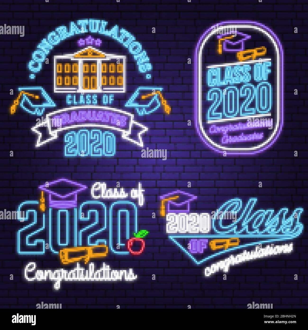 Class of 2020 text Stock Vector Images - Alamy