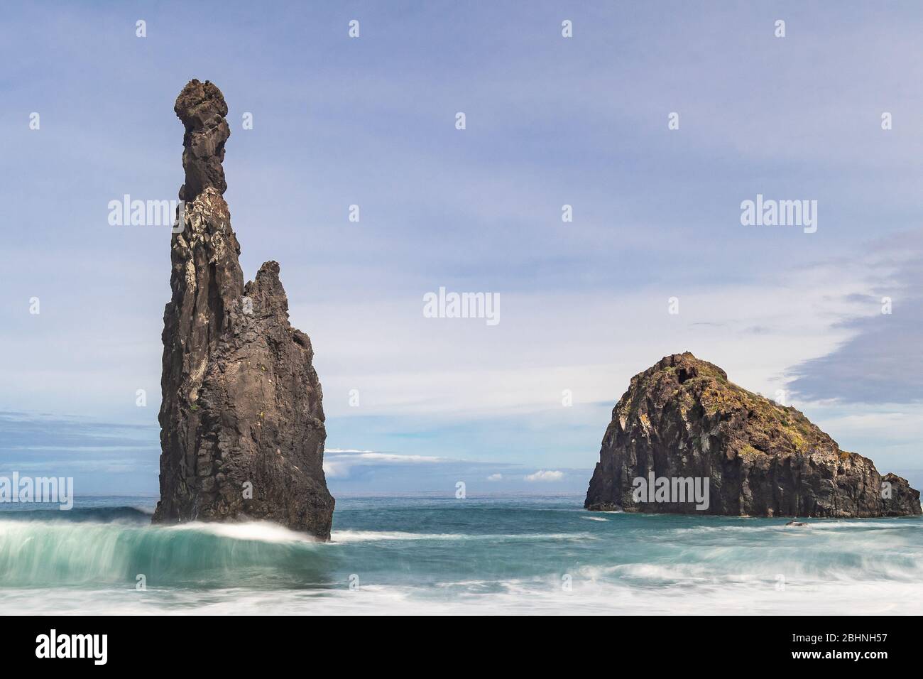 Giant rocks in madeira island Stock Photo - Alamy