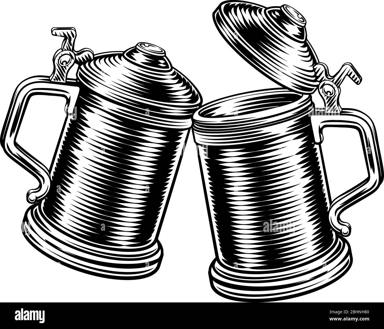 Old pint beer glass label Cut Out Stock Images & Pictures - Alamy