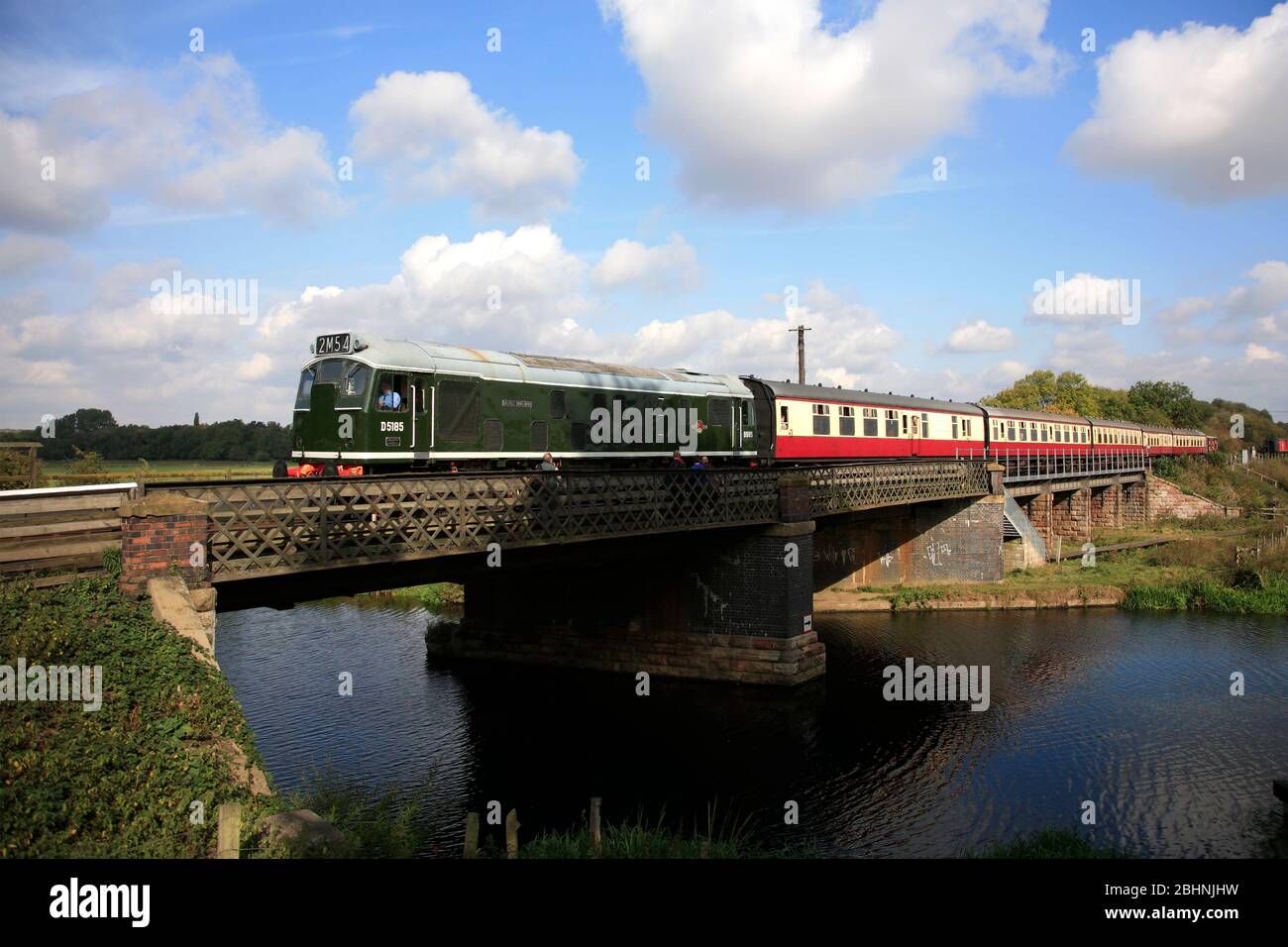 Preserved Class 25 locomotive D5185 at Nene Valley Railway, Wansford ...