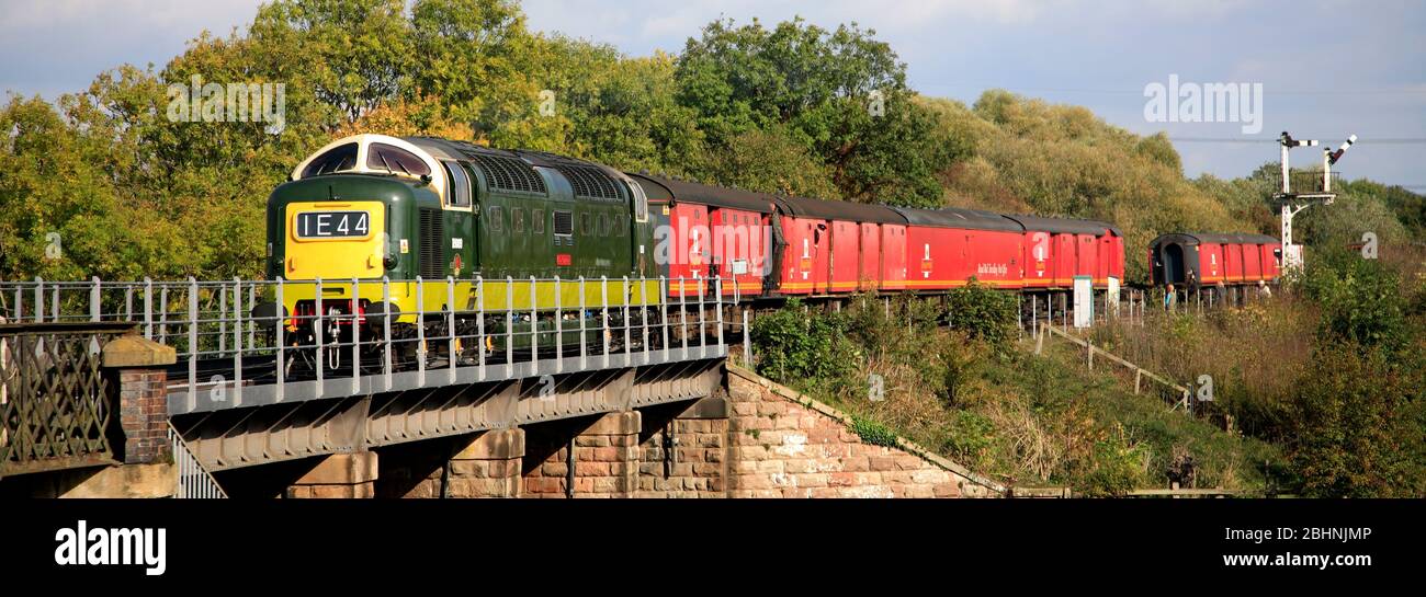Class 55 deltic diesel locomotive hi-res stock photography and images ...