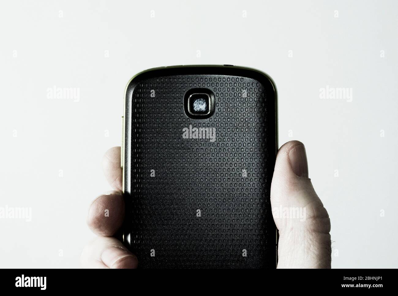 hand holding smart phone Stock Photo - Alamy