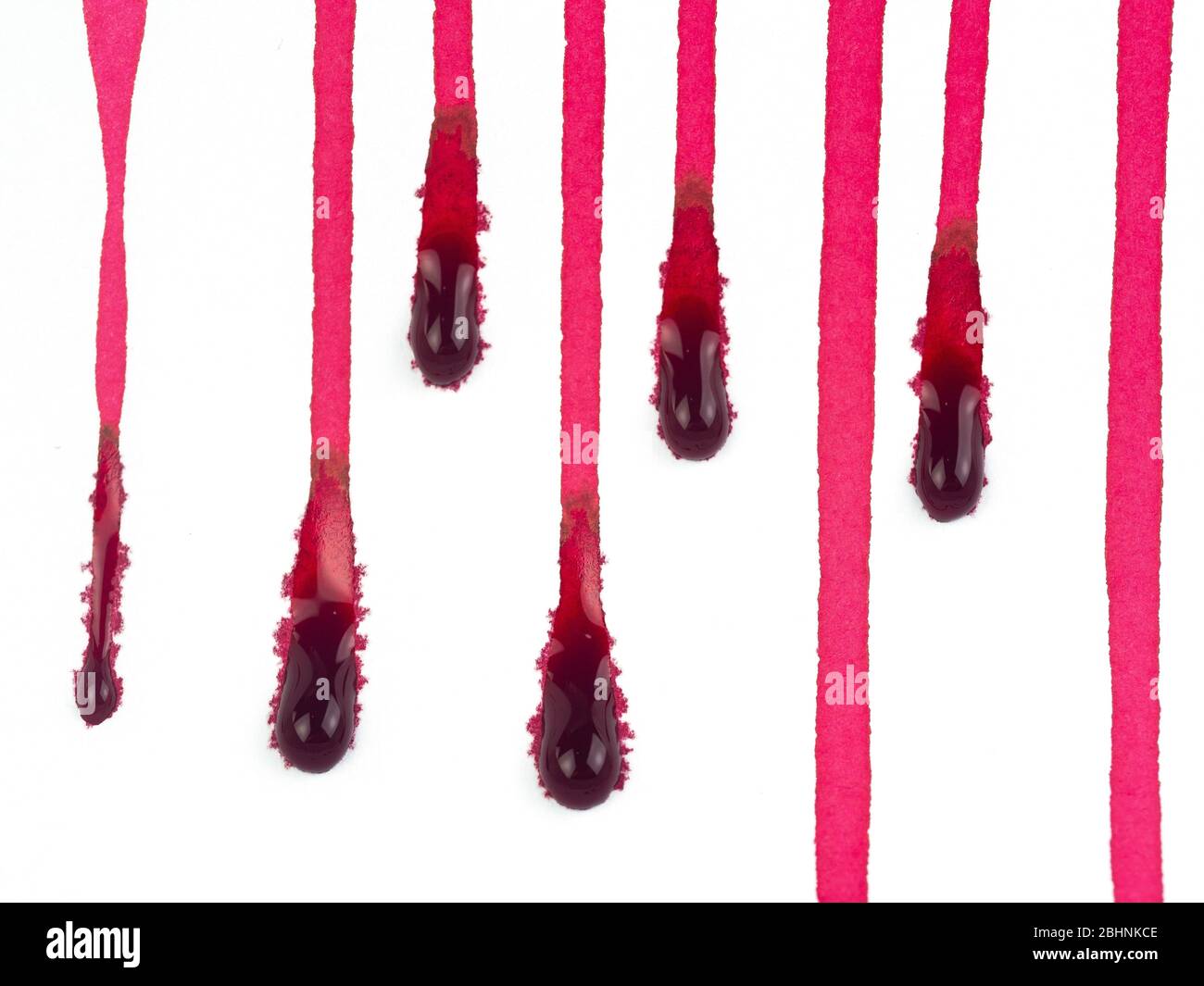 red colorl drops. Paint dripping. Dripping liquid.. abstract paint ...