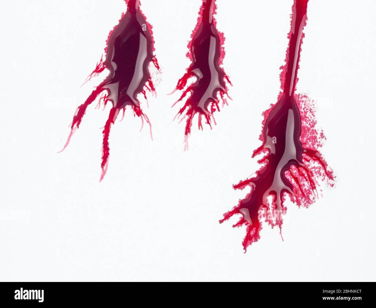 red colorl drops. Paint dripping. Dripping liquid.. abstract paint ...