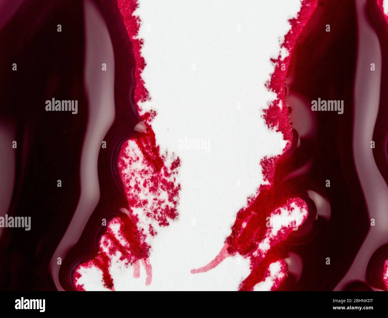 red colorl drops. Paint dripping. Dripping liquid.. abstract paint ...