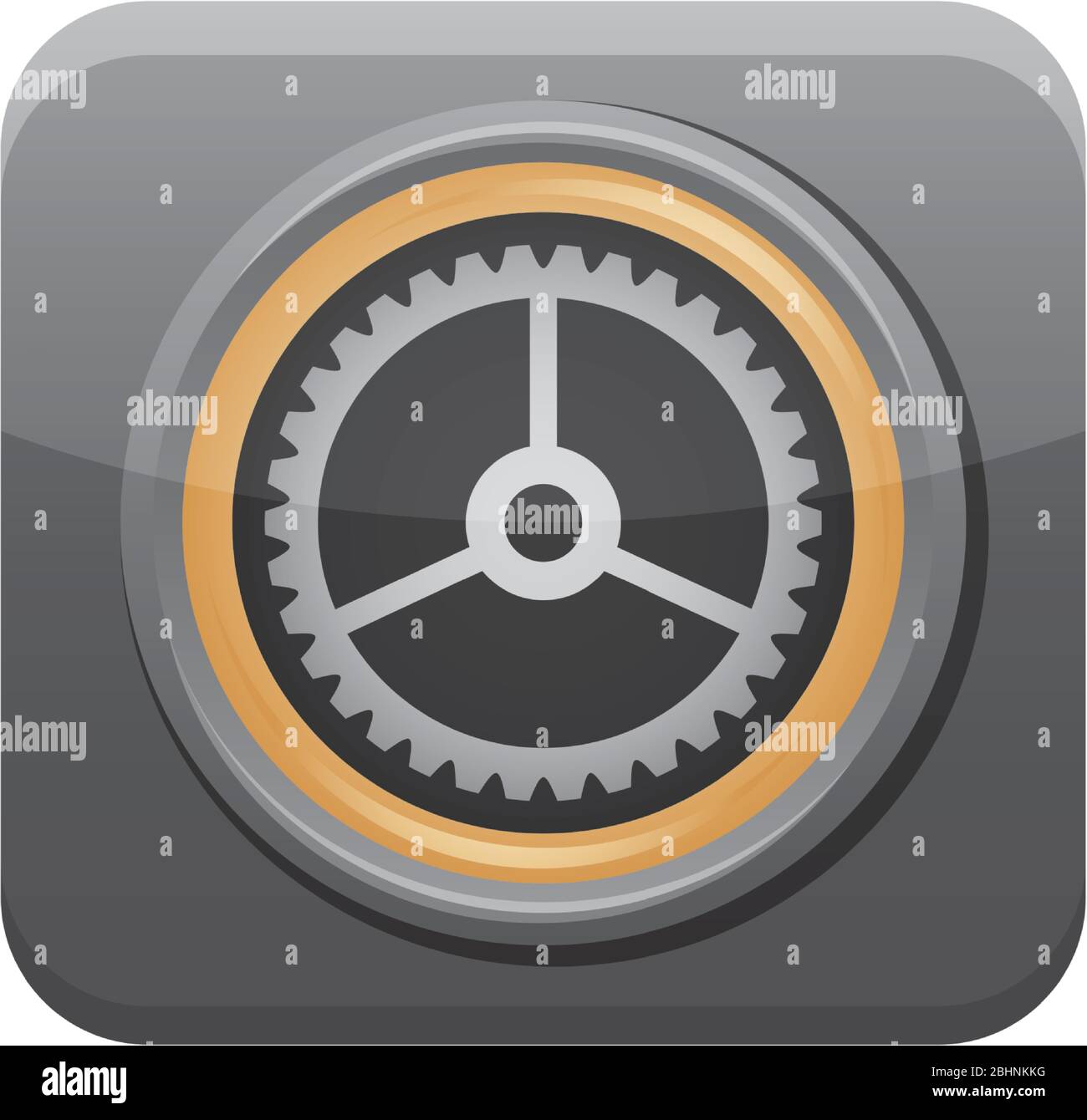 setup app button menu isolated icon Stock Vector Image & Art - Alamy