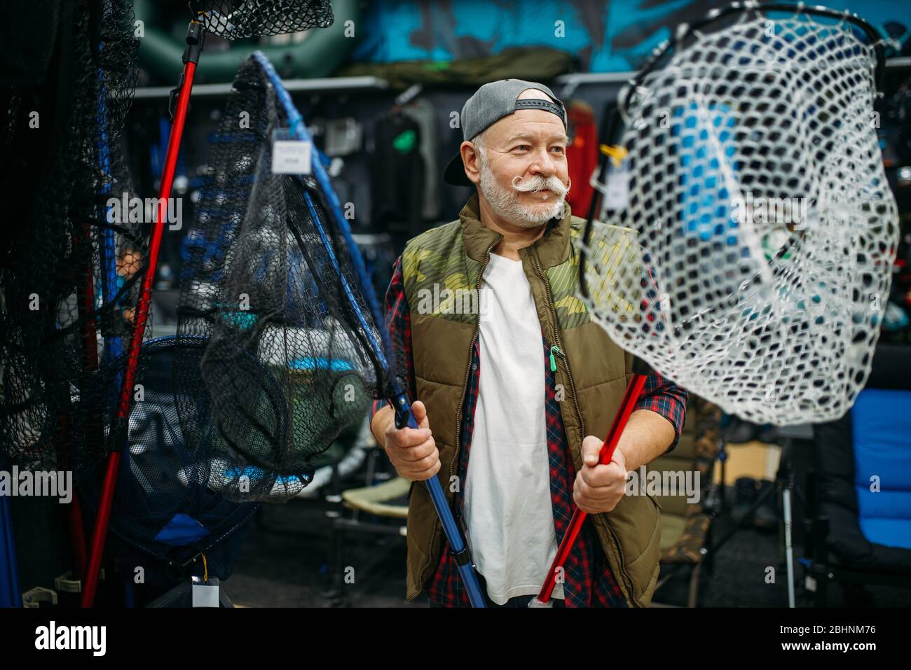 Happy fisherman hi-res stock photography and images - Alamy