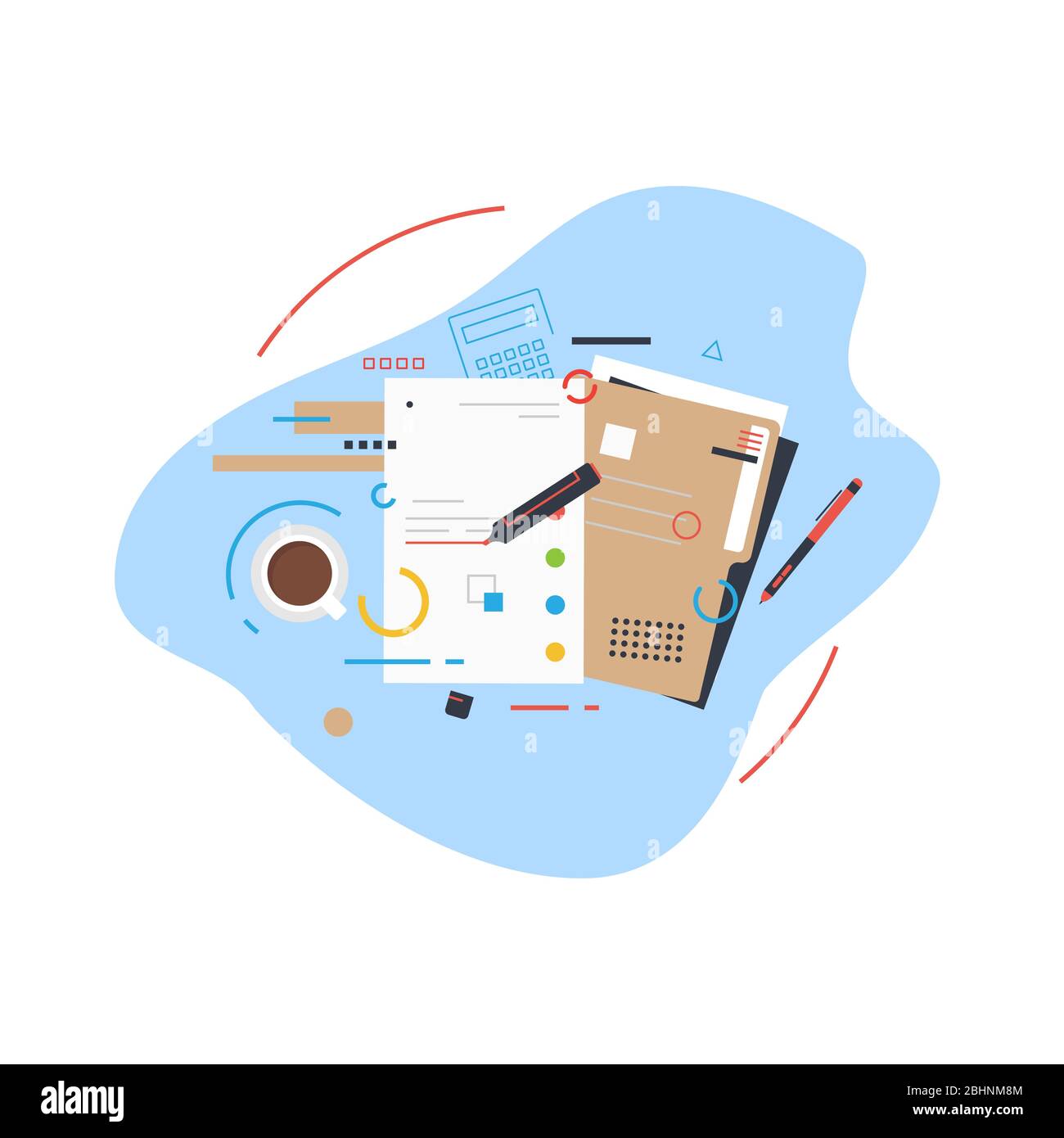 Computer office space Cut Out Stock Images & Pictures - Alamy