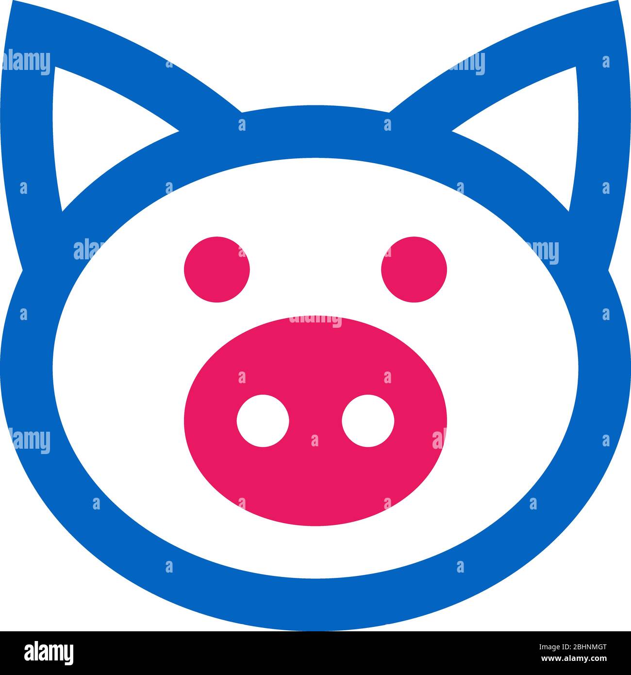 Pig vector icon Stock Vector Image & Art - Alamy