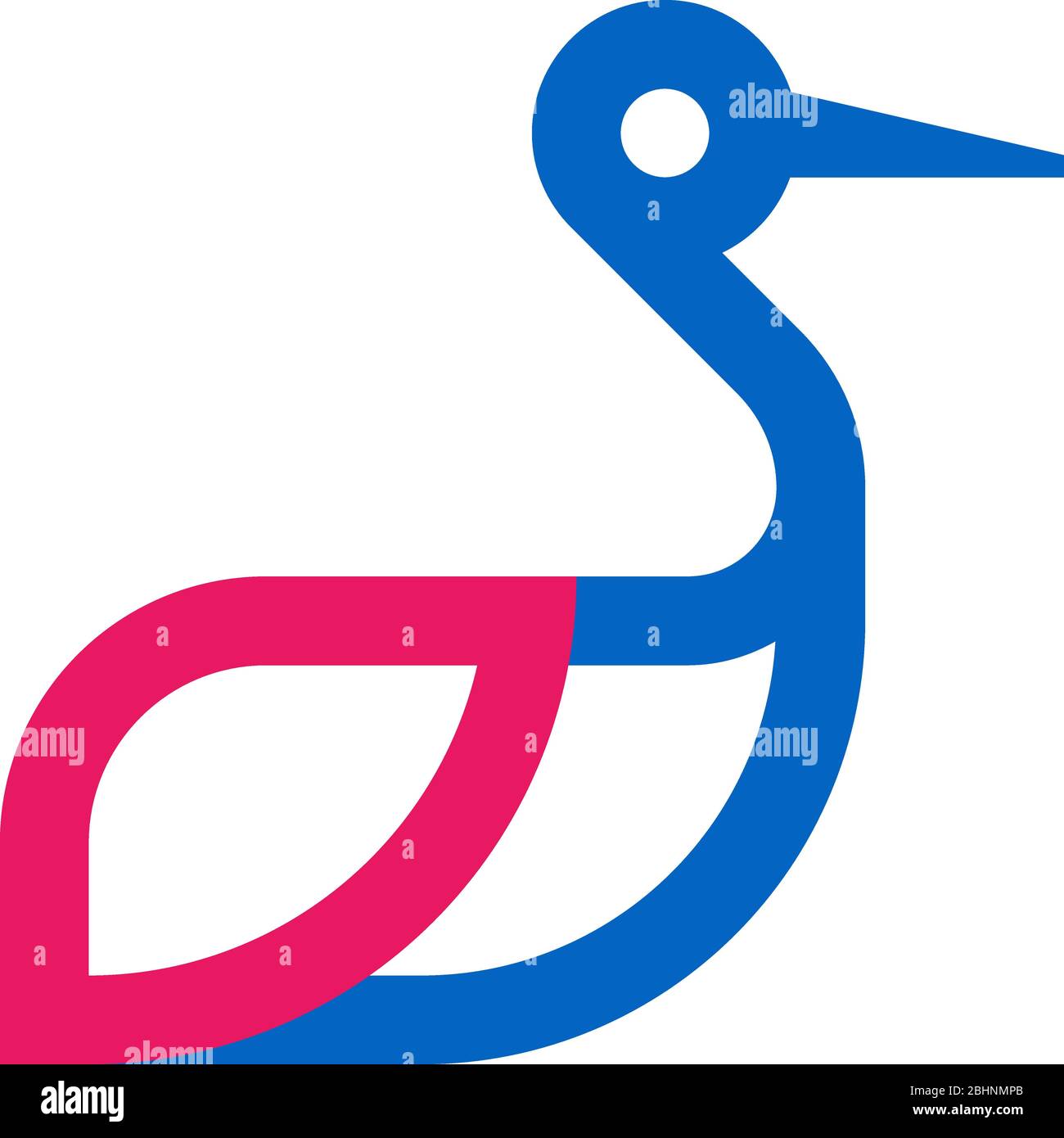 Stork vector icon Stock Vector Image & Art - Alamy
