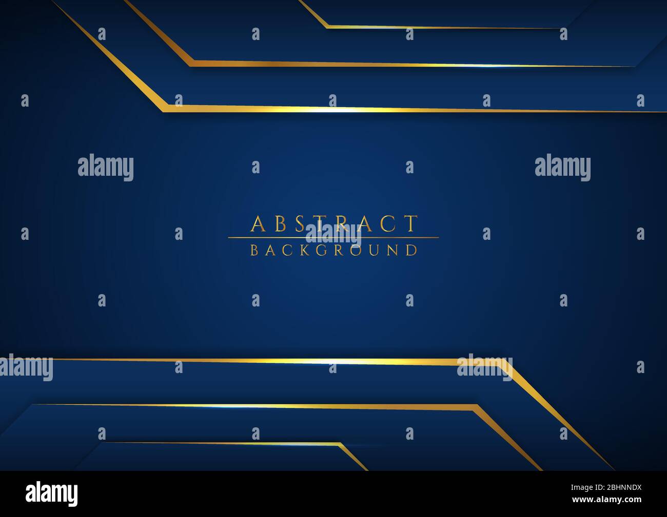 Modern gold metallic shape overlap background luxury design with space ...