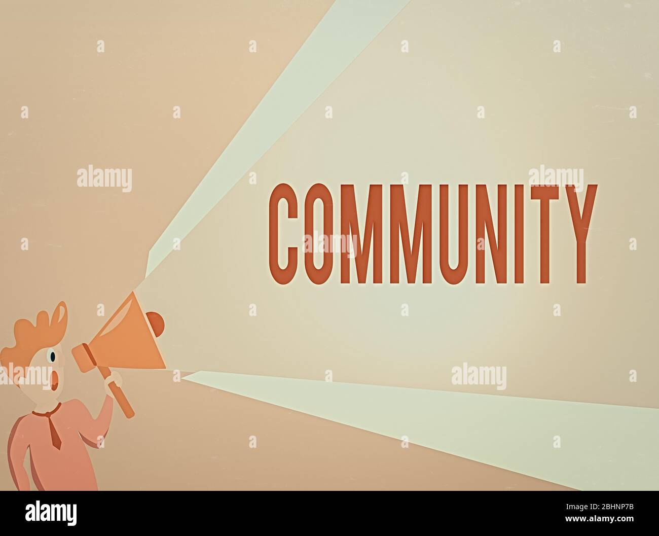 Writing Note Showing Community Business Concept For Group Of Showing With A Common