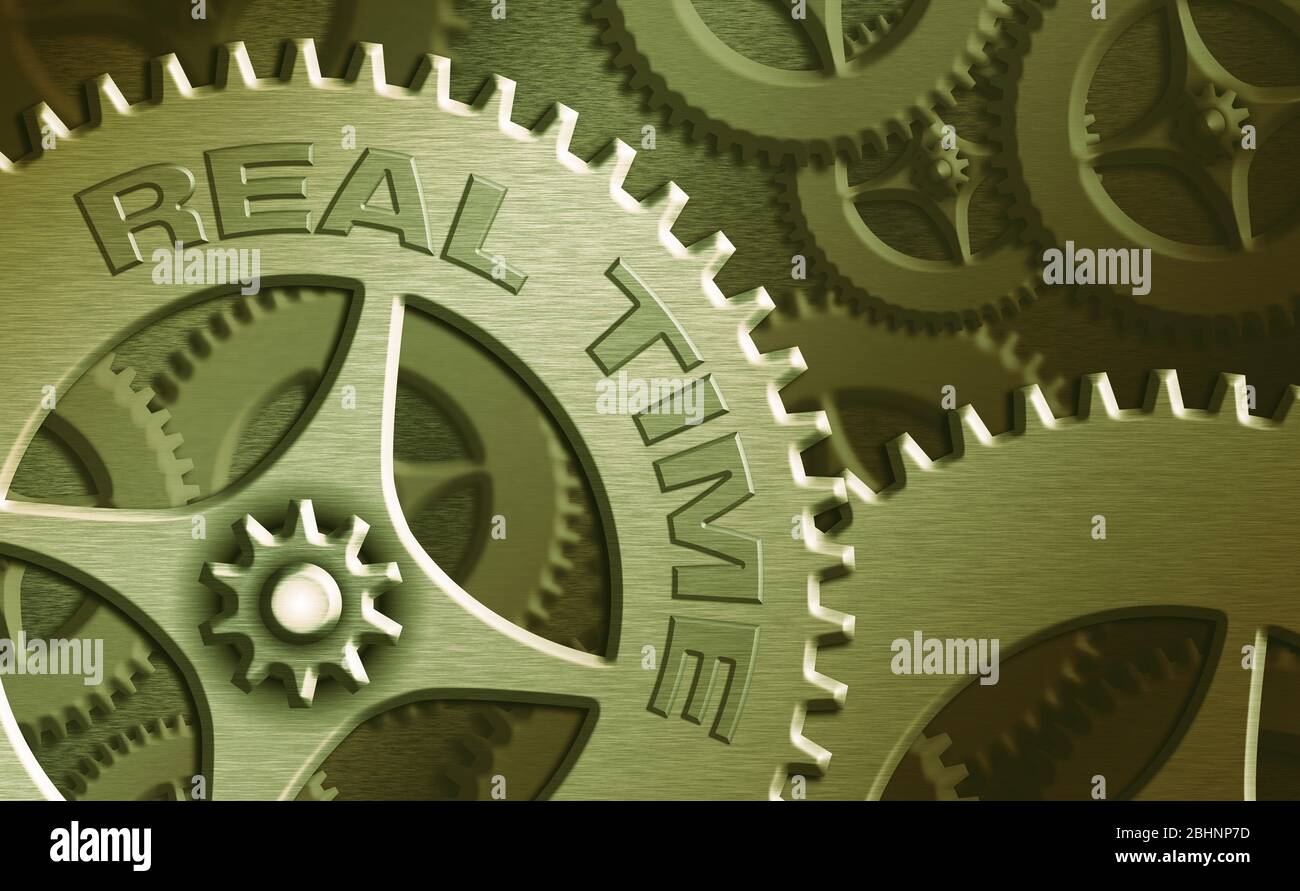 Handwriting text writing Real Time. Conceptual photo the actual time ...