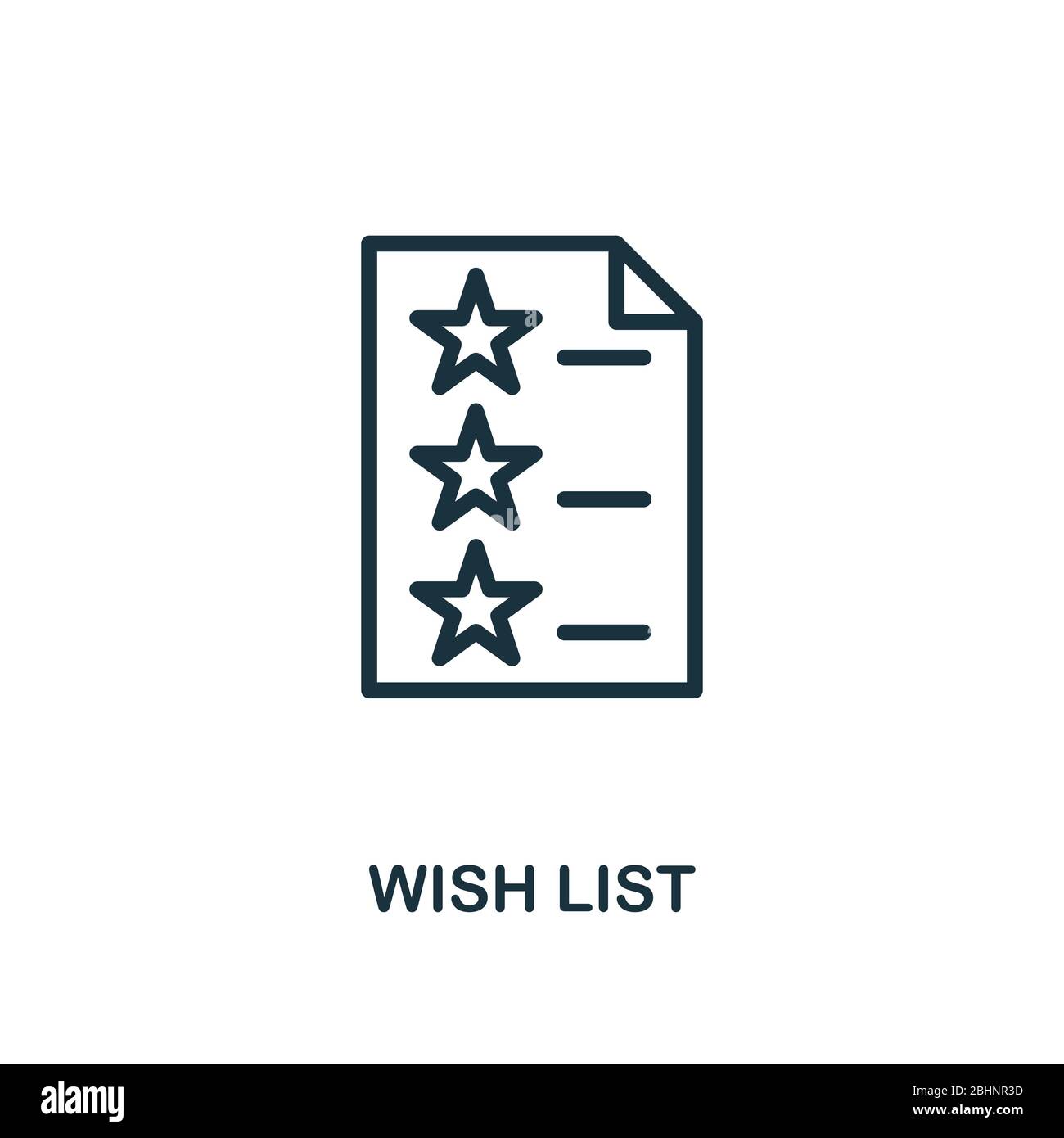 Simple shopping list Cut Out Stock Images & Pictures - Alamy