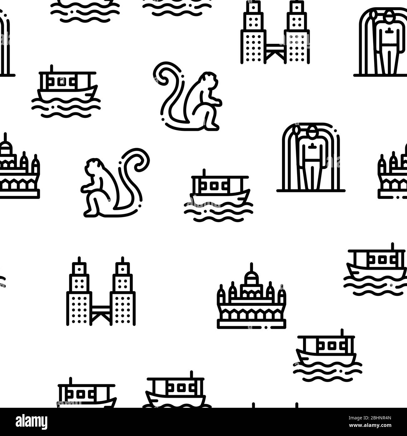 Malaysia National Seamless Pattern Vector Stock Vector Image & Art - Alamy