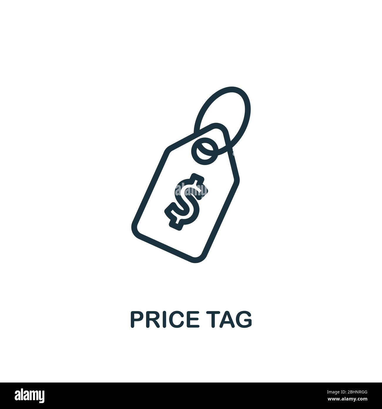 Price Tag icon. Line style simple element from e-commerce icons ...