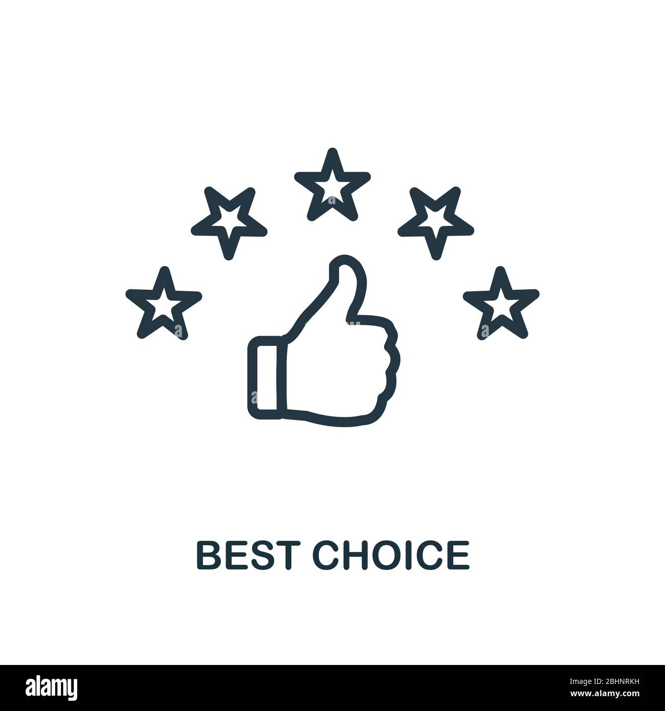 Best Choice icon. Line style simple element from e-commerce icons ...
