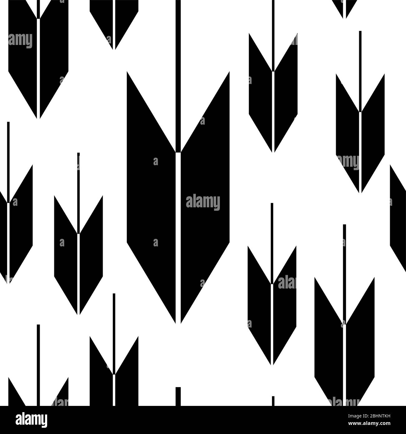 This is a illustration of Seamless Japanese pattern representing arrows ...