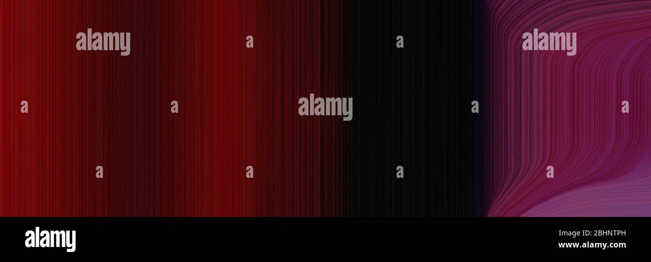 elegant artistic horizontal header with dark red, black and old mauve ...